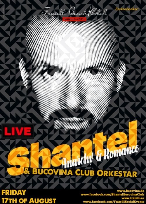 Shantel live @Fratelli Beach & Club Mamaia!