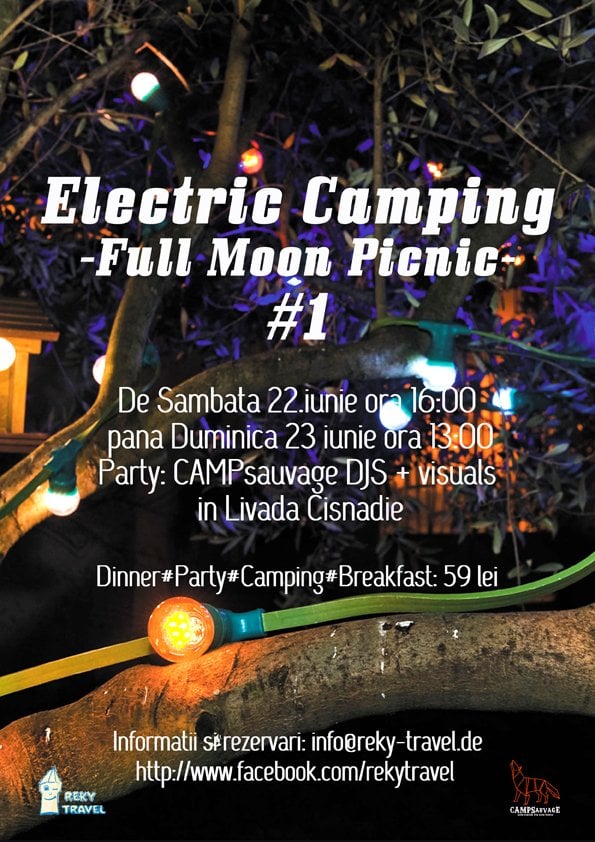 Electric camping - Full Moon Picnic