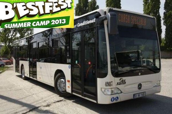 Linie speciala de autobuze RATB pentru B’ESTFEST Summer Camp 2013!