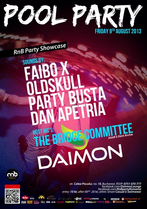 FRIDAY RnB Pool Party Showcase @ DAIMON club & pool
