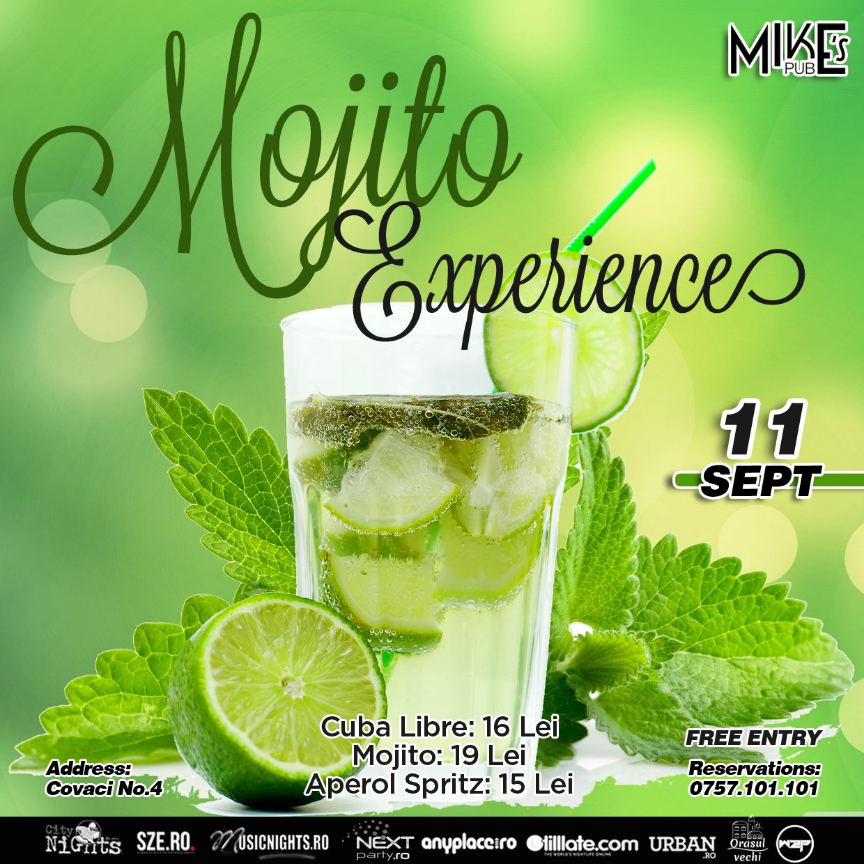 Mojito Experience @ Mike's Pub