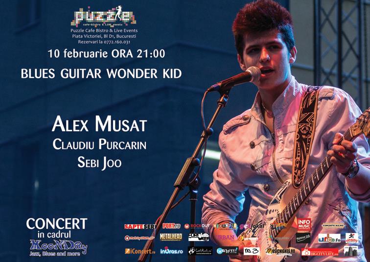 Blues Guitar wonder kid - Alex Musat & band!