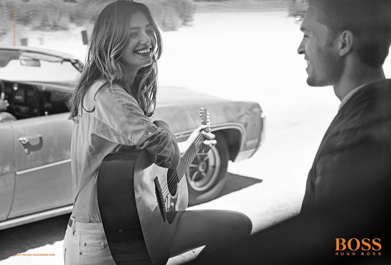 Topmodel roman, imaginea HUGO BOSS. Ghici cine!
