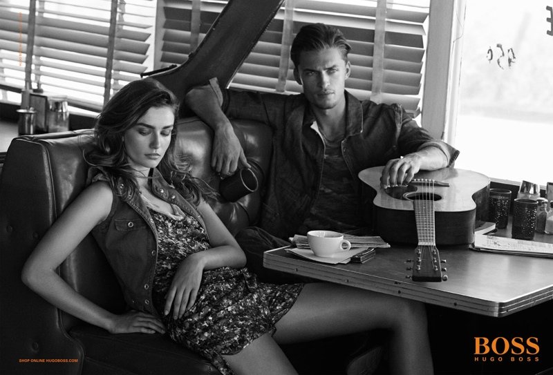 Topmodel roman, imaginea HUGO BOSS. Ghici cine!