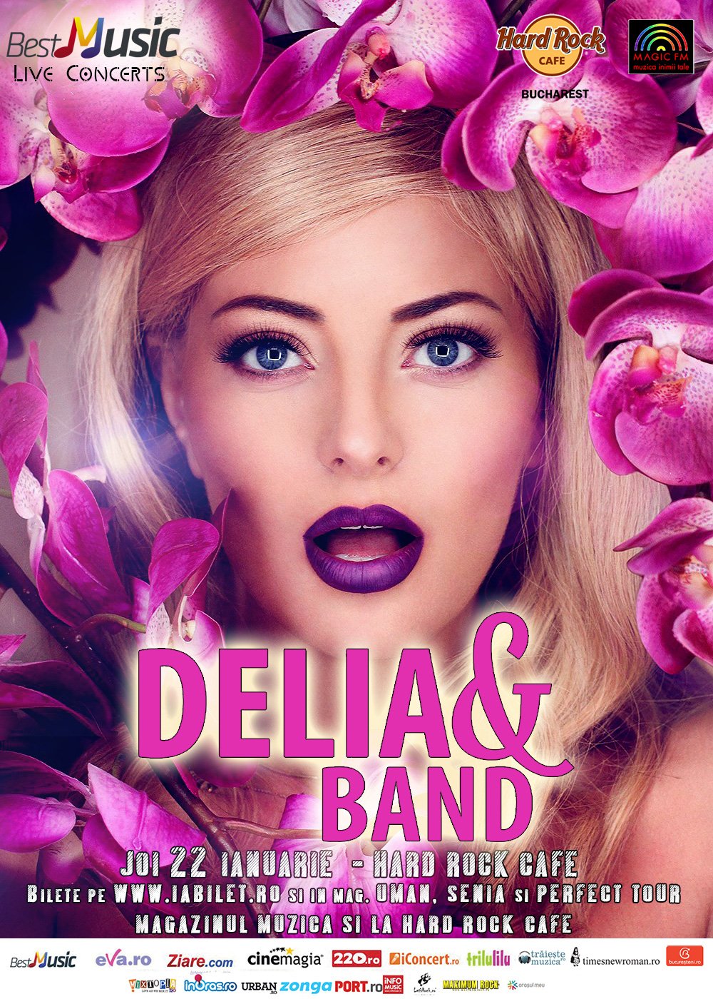 Delia & Band canta la Hard Rock Cafe