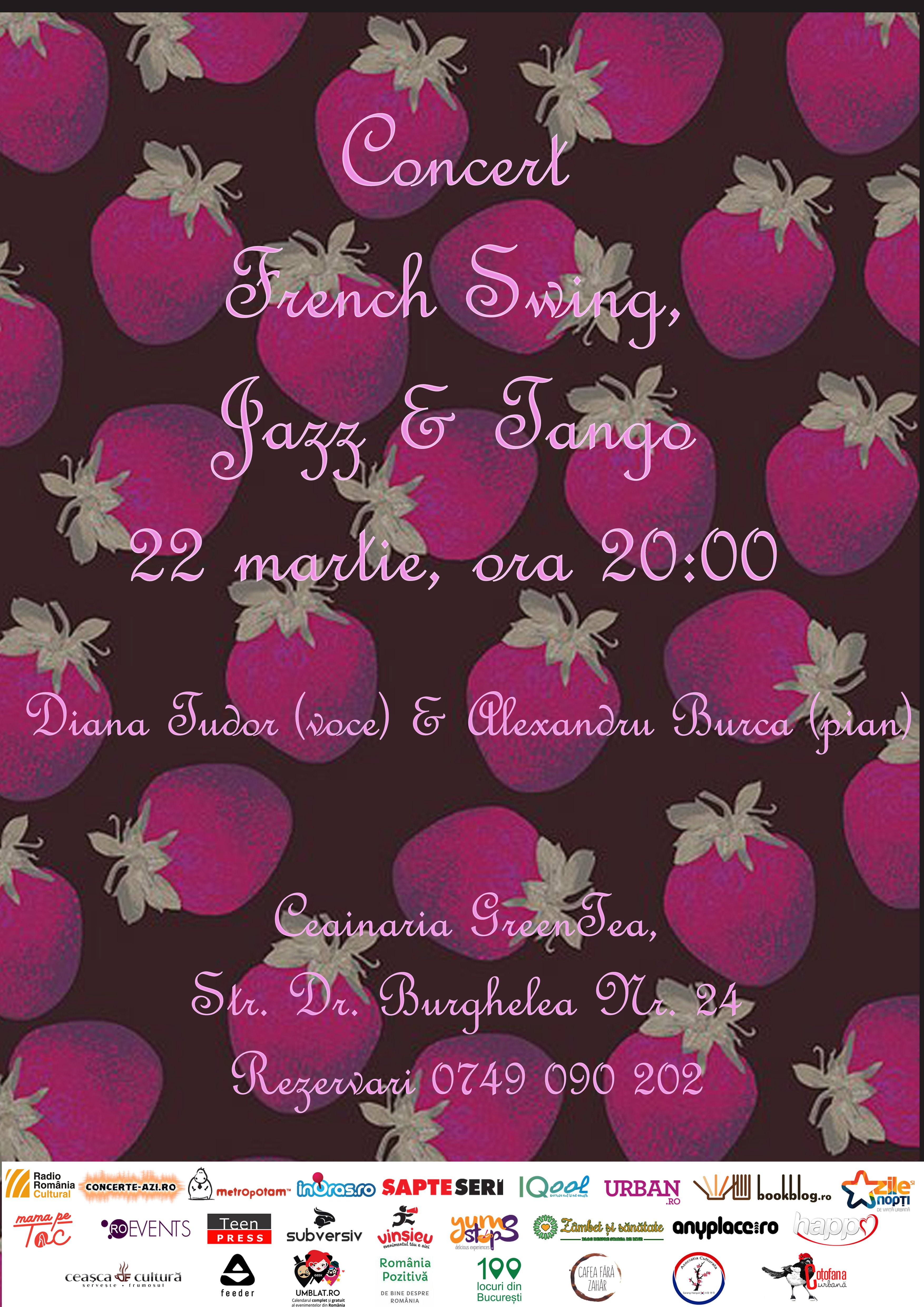 French Swing, Jazz & Tango cu Diana Tudor si Alex Burca