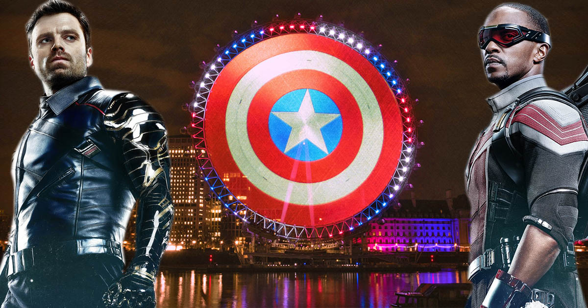 London Eye a fost transformat in scutul lui Captain America pentru ...
