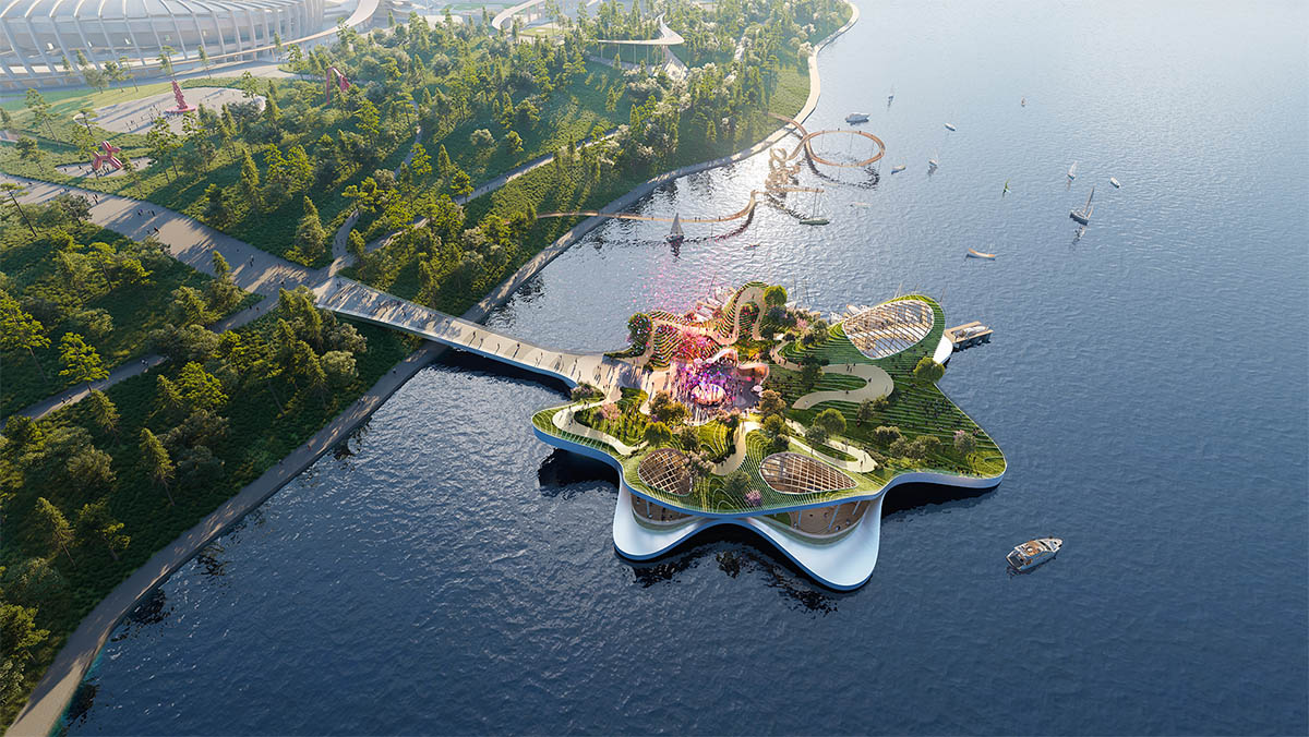 In Seoul va fi construit "Frunza", un parc futuristic pe apa, cu ...