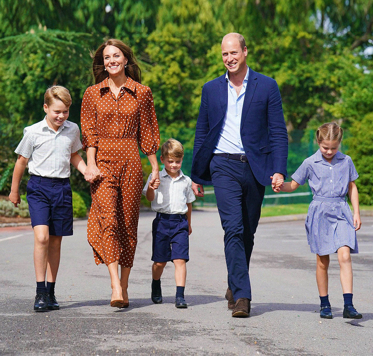 Inapoi la scoala cu Printii George, Louis si Printesa Charlotte ...