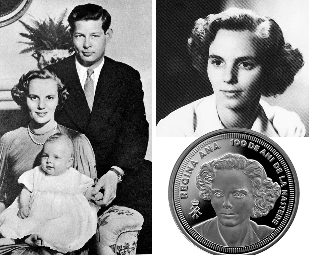 BNR lanseaza o moneda de argint cu Regina Ana, la centenarul nasterii ...